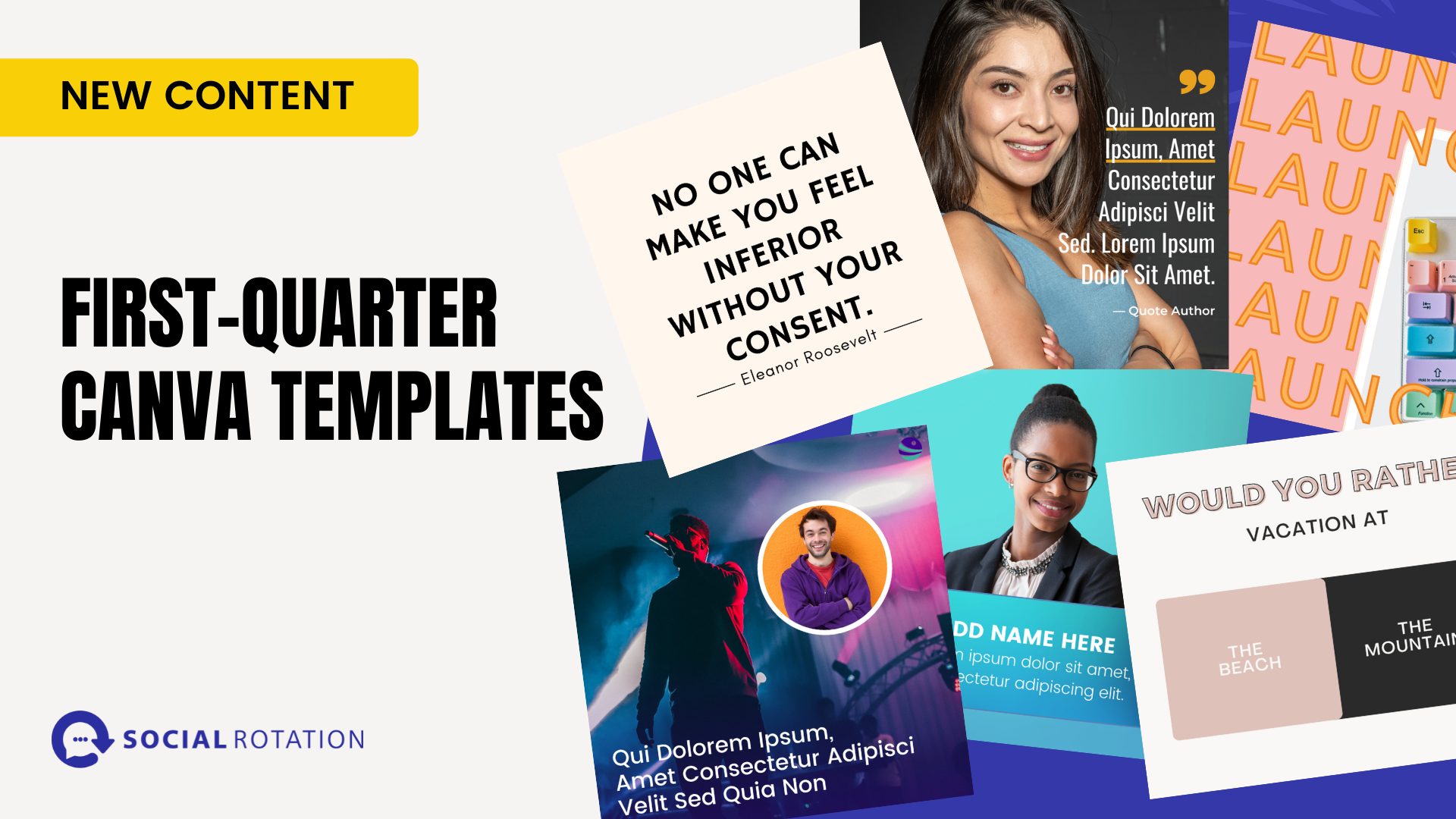 First Quarter Update: Content, Templates and Features - Social Rotation