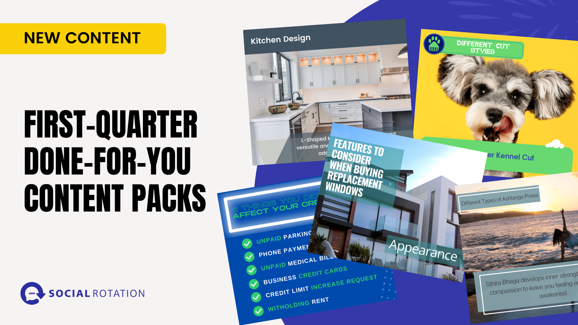 First Quarter Update: Content, Templates and Features - Social Rotation