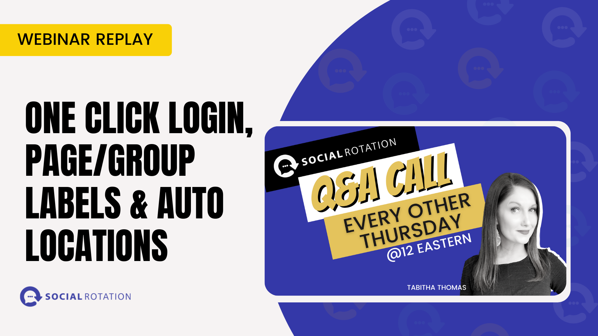 [Replay November 10, 2022] Q&A Call with Tabith a Thomas - Social Rotation